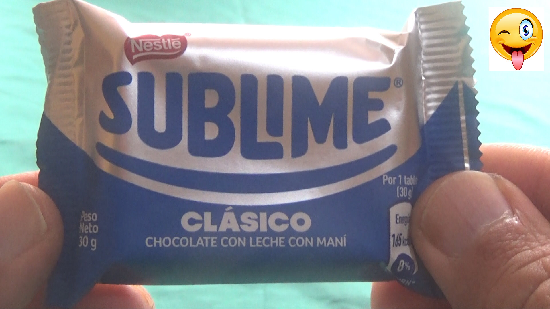 CHOCOLATE «SUBLIME» CLASICO con LECHE y MANI 35g – REVIEW – manu2pe