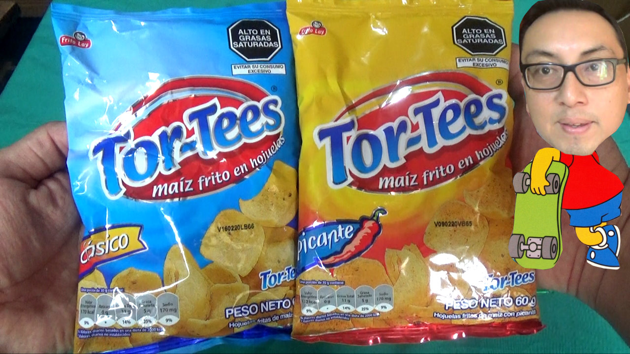 PROBANDO «TORTEES» CLASICO y PICANTE – HOJUELAS de MAIZ – manu2pe