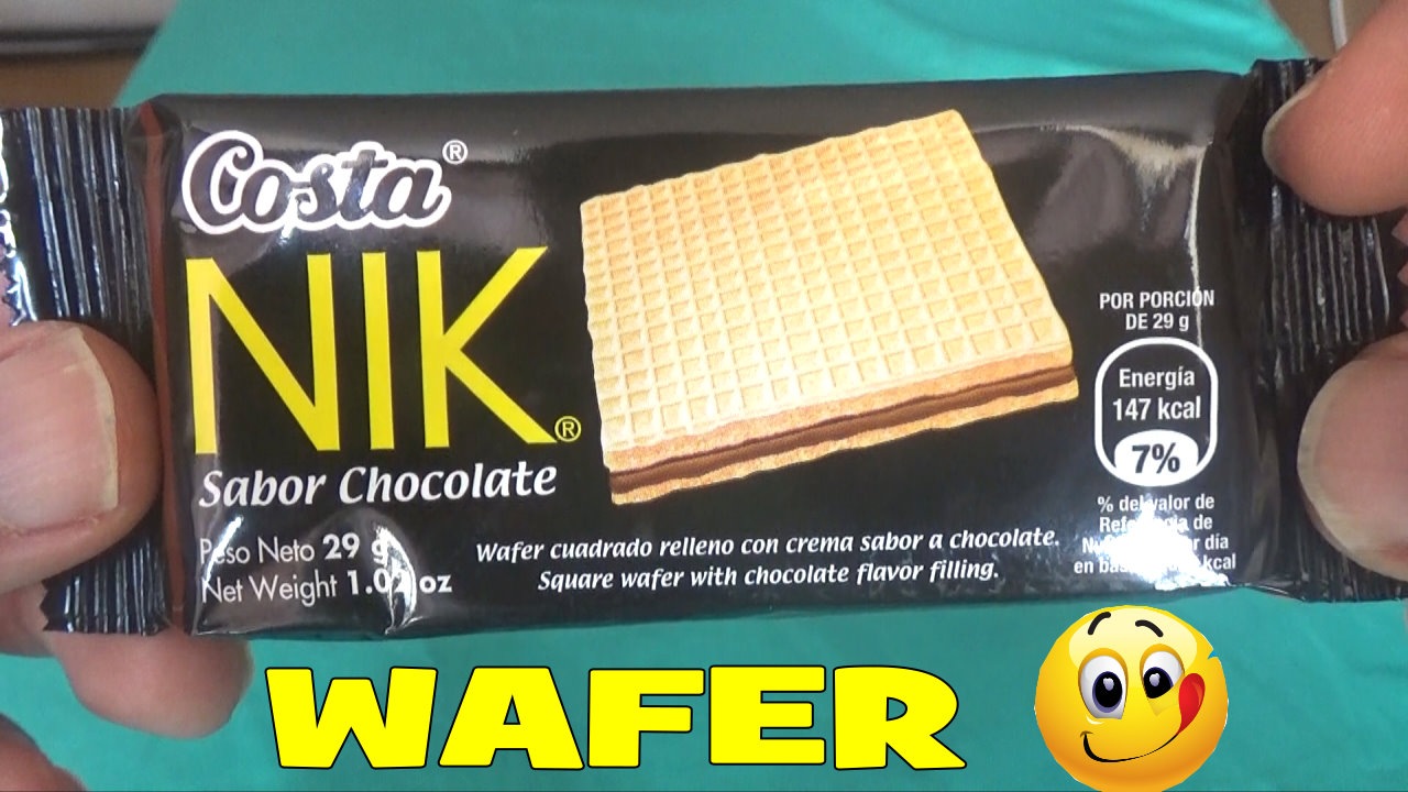 WAFER «NIK» COSTA de CHOCOLATE 29g – VAMOS A PROBAR !! – manu2pe
