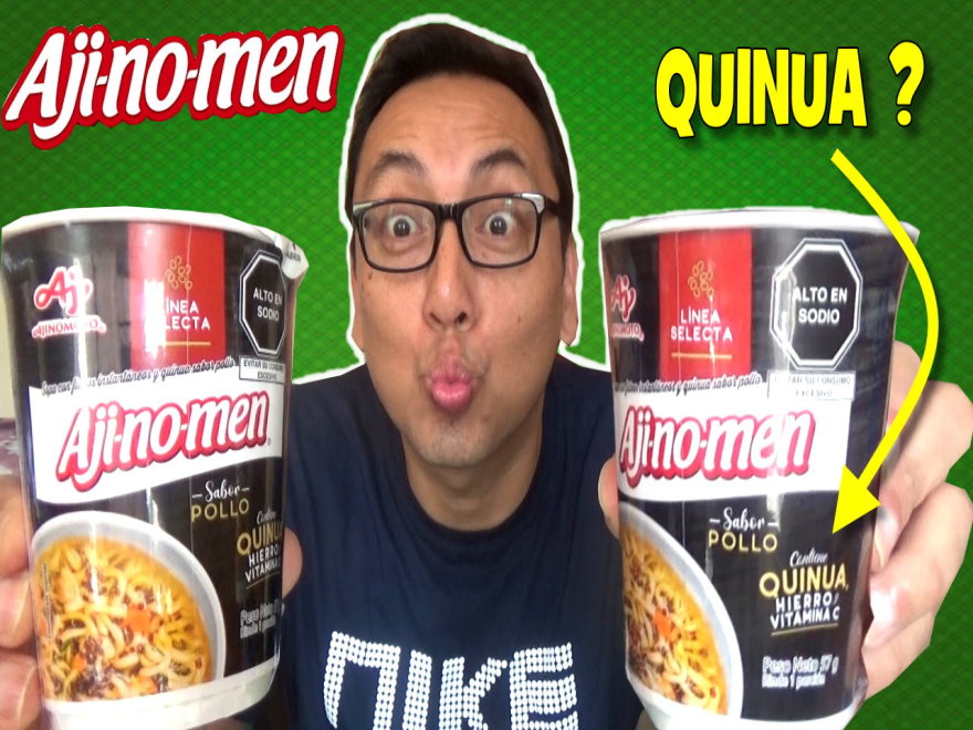 NUEVA SOPA «AJINOMEN» de QUINUA – MI OPINION ! – manu2pe